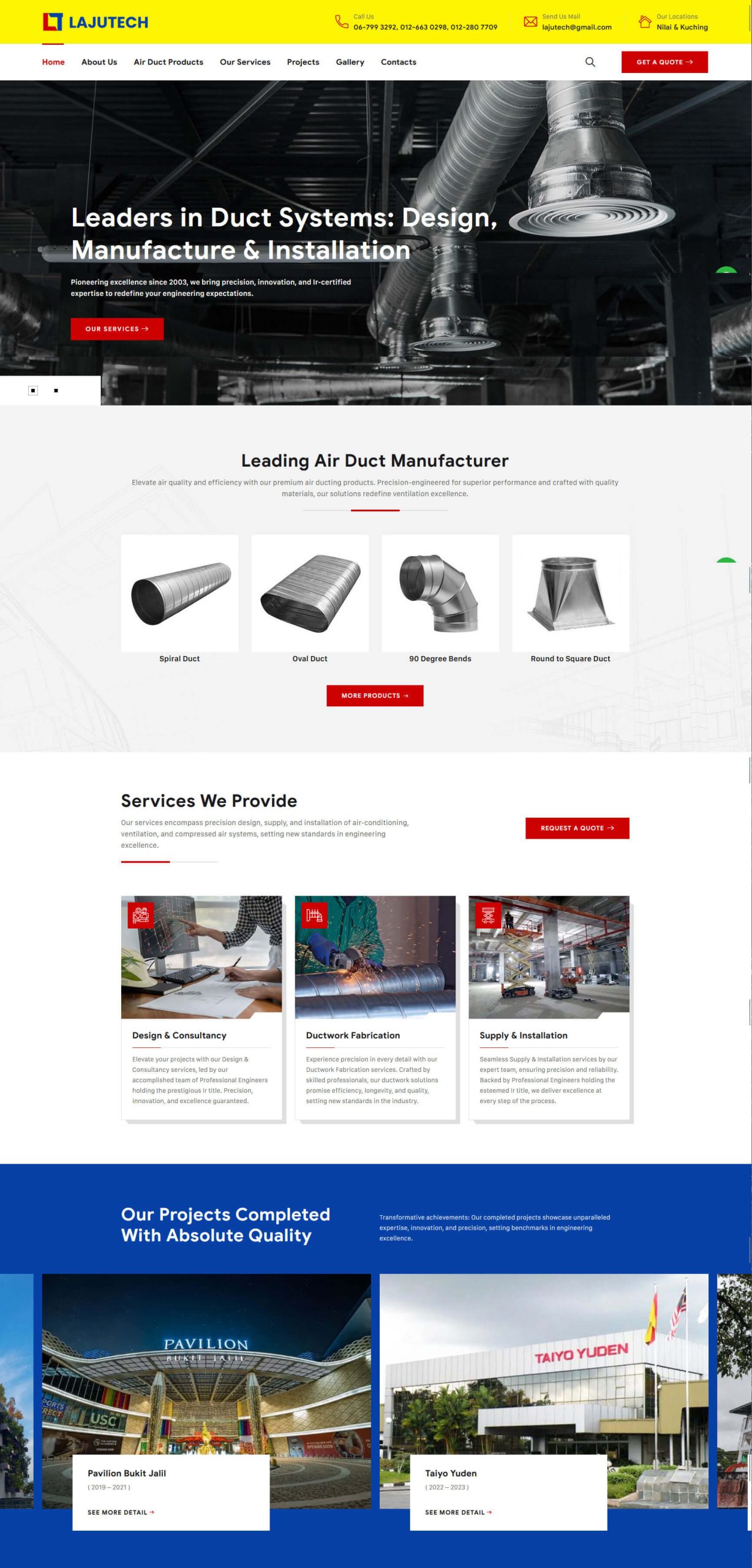 Lajutech Engineering - Cypfirzt Elite | Malaysia Website Design | Website Design Company | KL ...
